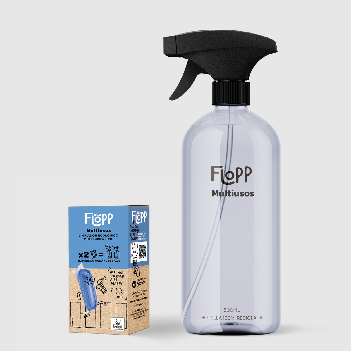 FLOPP ECO Multiusos – Kit inicial 2 cápsulas – Flopp