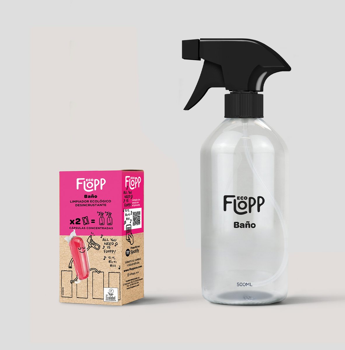 FLOPP ECO Baños – Kit inicial 2 cápsulas – Flopp